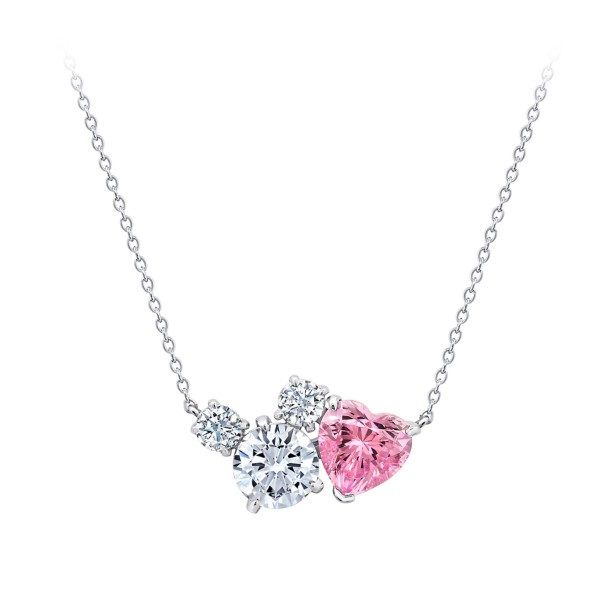 Mickey Mouse Icon and Heart Necklace by CRISLU is now out – Dis ...
