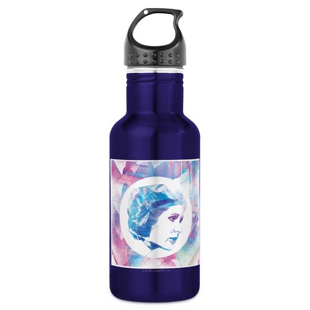 Princess Leia Iridescent Pop Water Bottle - Star Wars - Customizable ...