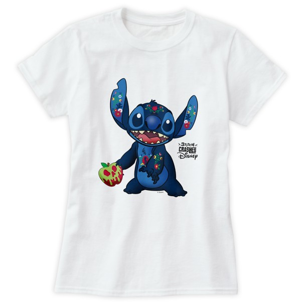 Stitch Crashes Disney T-Shirt for Adults - Snow White and the Seven ...