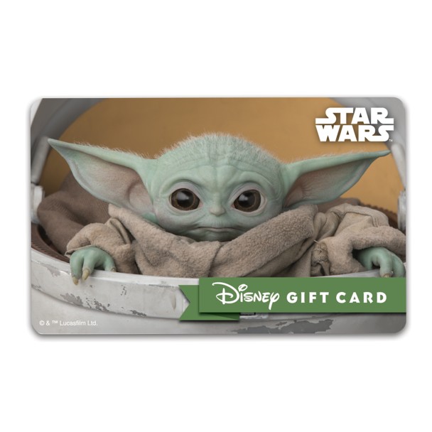 Grogu Disney Gift Card eGift - Star Wars The Mandalorian now available ...