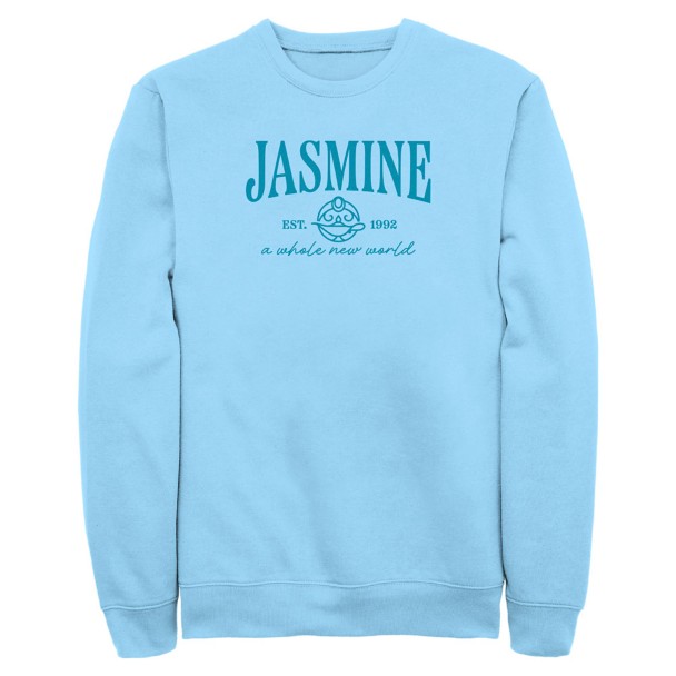 Jasmine Embroidered Pullover Sweatshirt for Women - Aladdin is now ...
