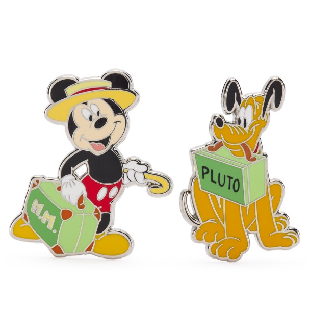 Mickey Mouse and Pluto Pin Set - Mr. Mouse Takes a Trip is now ...