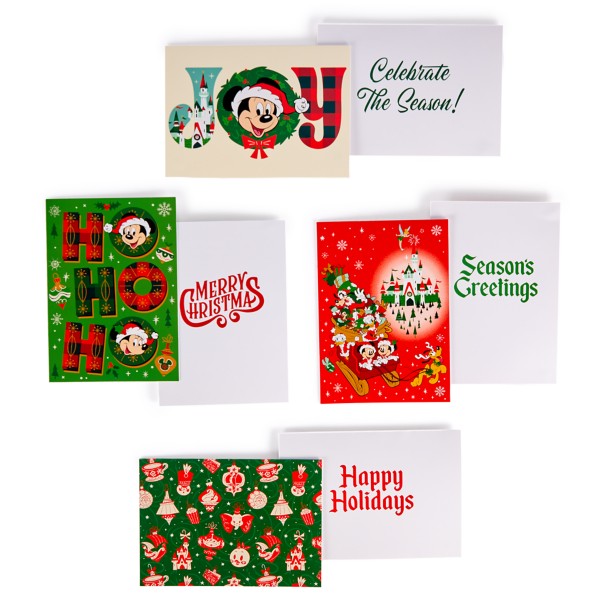 Santa Mickey Mouse and Friends Christmas Greeting Cards - Holiday 2025 ...