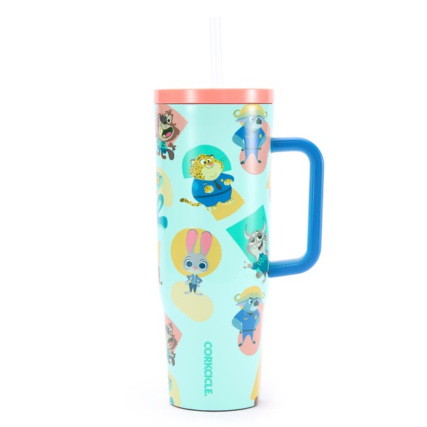 Zootopia 2 40 oz. Stainless Steel Cruiser Cup with Straw by Corkcicle ...