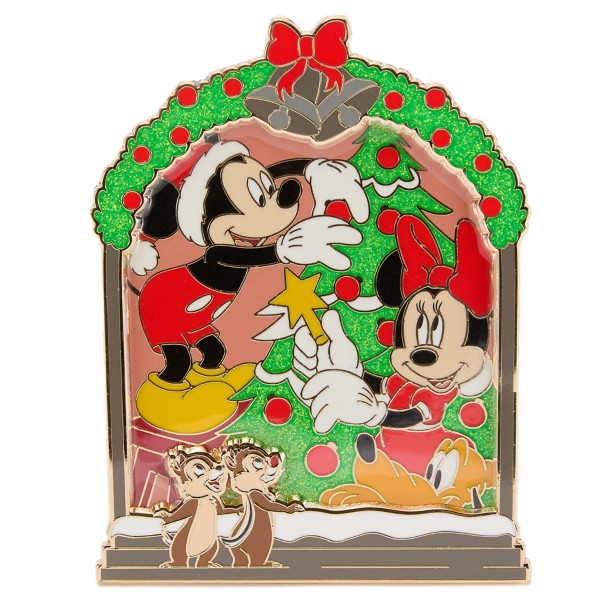 Santa Mickey Mouse and Friends Jumbo Holiday Pin - Limited Edition now ...