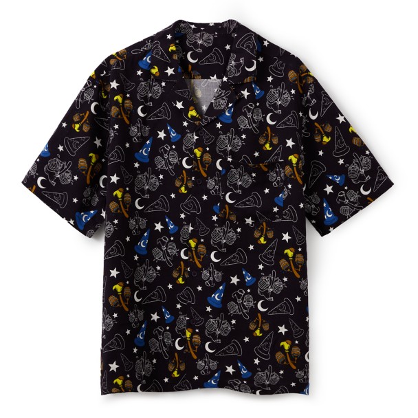 Sorcerer Mickey Mouse Button-Down Shirt for Men - Fantasia 85th ...
