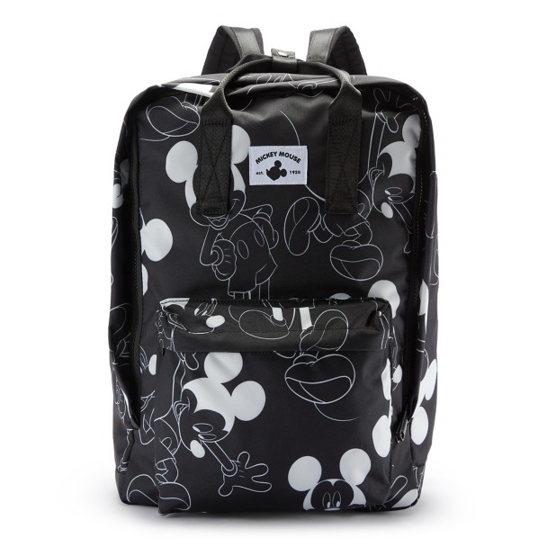 Mickey Mouse Black & White Backpack now available online – Dis ...