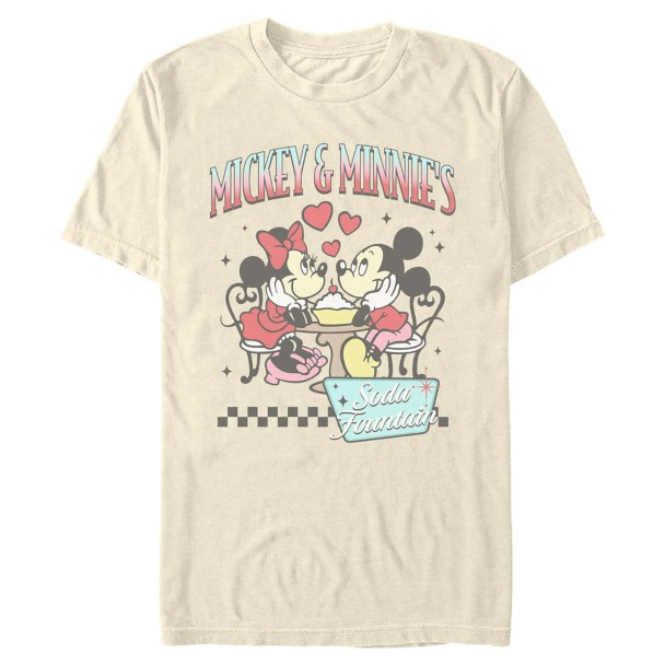 Mickey and Minnie Mouse ''Soda Fountain'' T-Shirt for Adults is now out ...