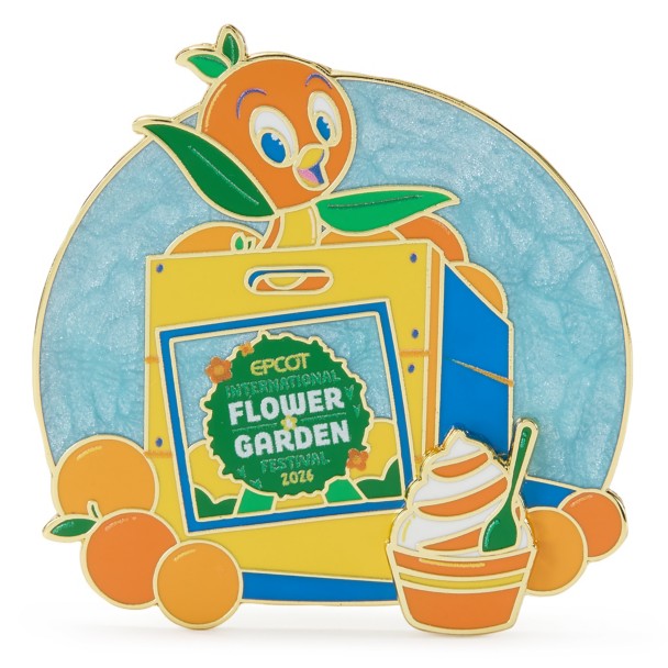 Orange Bird ''Crate'' Pin - EPCOT International Flower & Garden ...