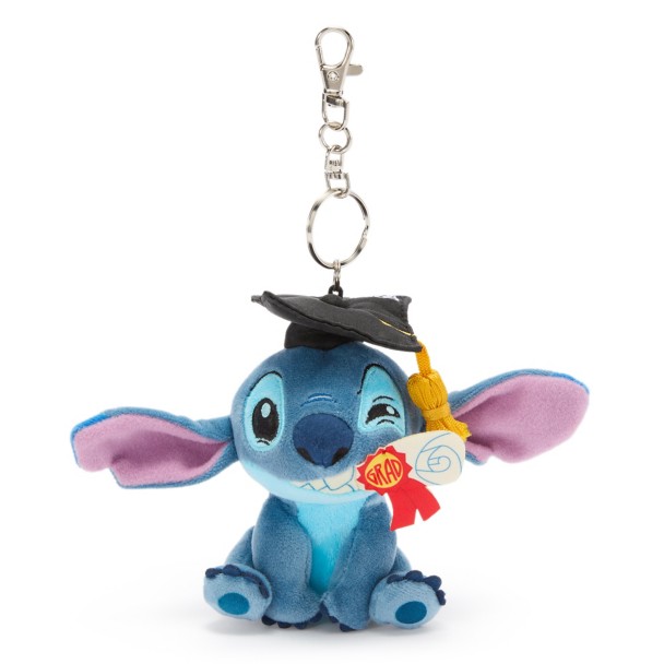 Stitch 2026 Graduation Mini Plush Keychain Bag Charm - Lilo & Stitch ...